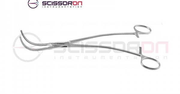 DeBakey Clamp Acutely Curved Jaws