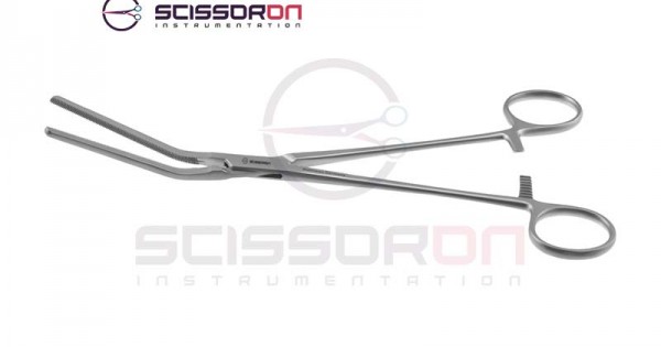 Glassman Stomach Intestinal Forceps Angled Jaws