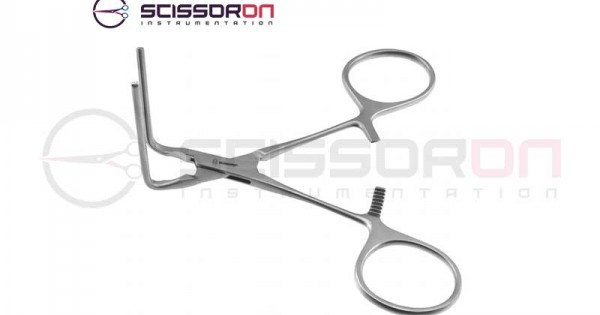 DeBakey Bulldog Clamp 4.0cm Angled Jaws