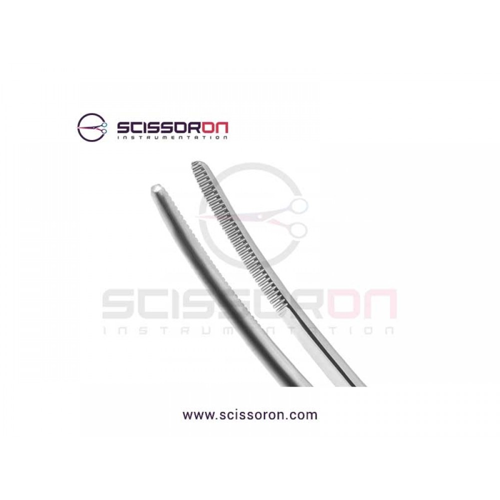 Bozeman Uterine Dressing Forceps Curved Jaws