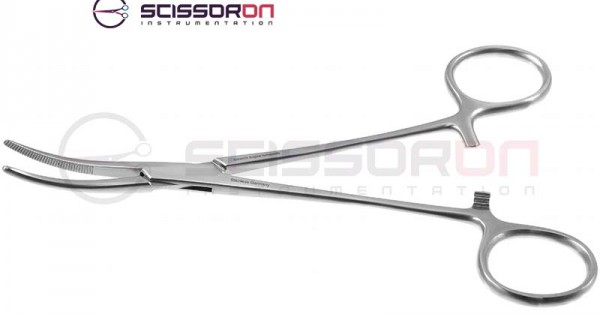 Rankin-Kelly Hemostatic Artery Forceps Curved Jaws