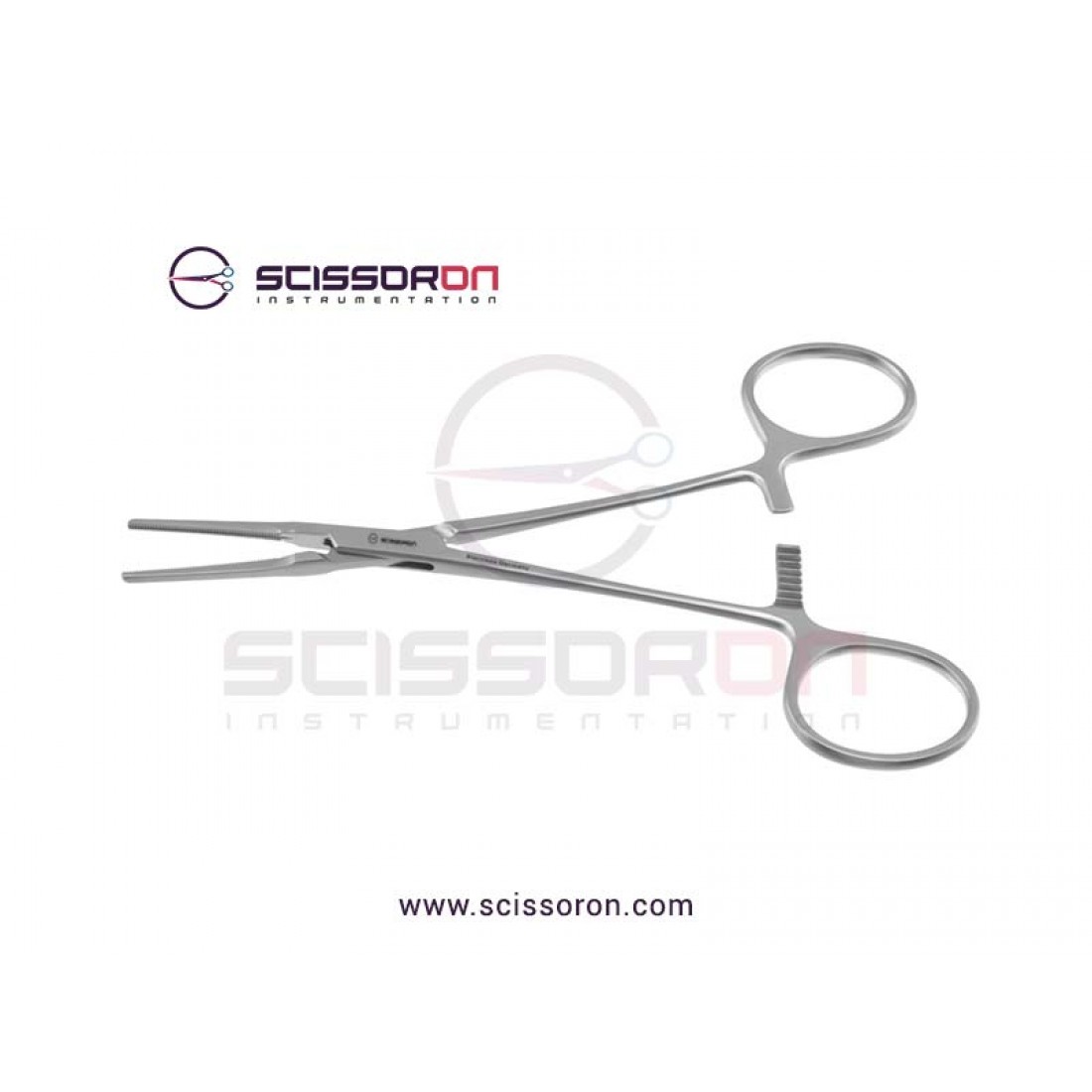 Selman-Cooley Peripheral Blood Vessel Clamp Straight Large