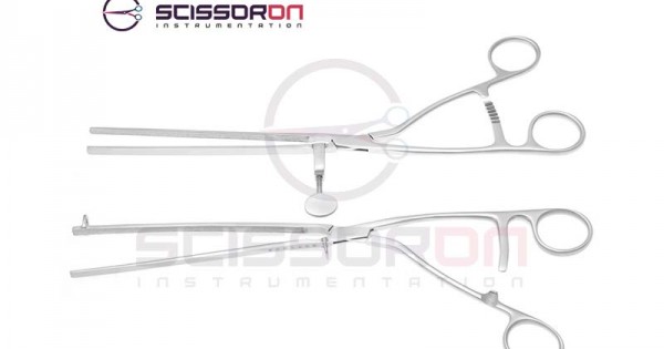 Lane Gastrointestinal Twin Forceps Straight