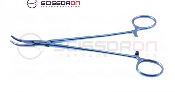 Adson Haemostatic Forceps Curved Jaws TITANIUM