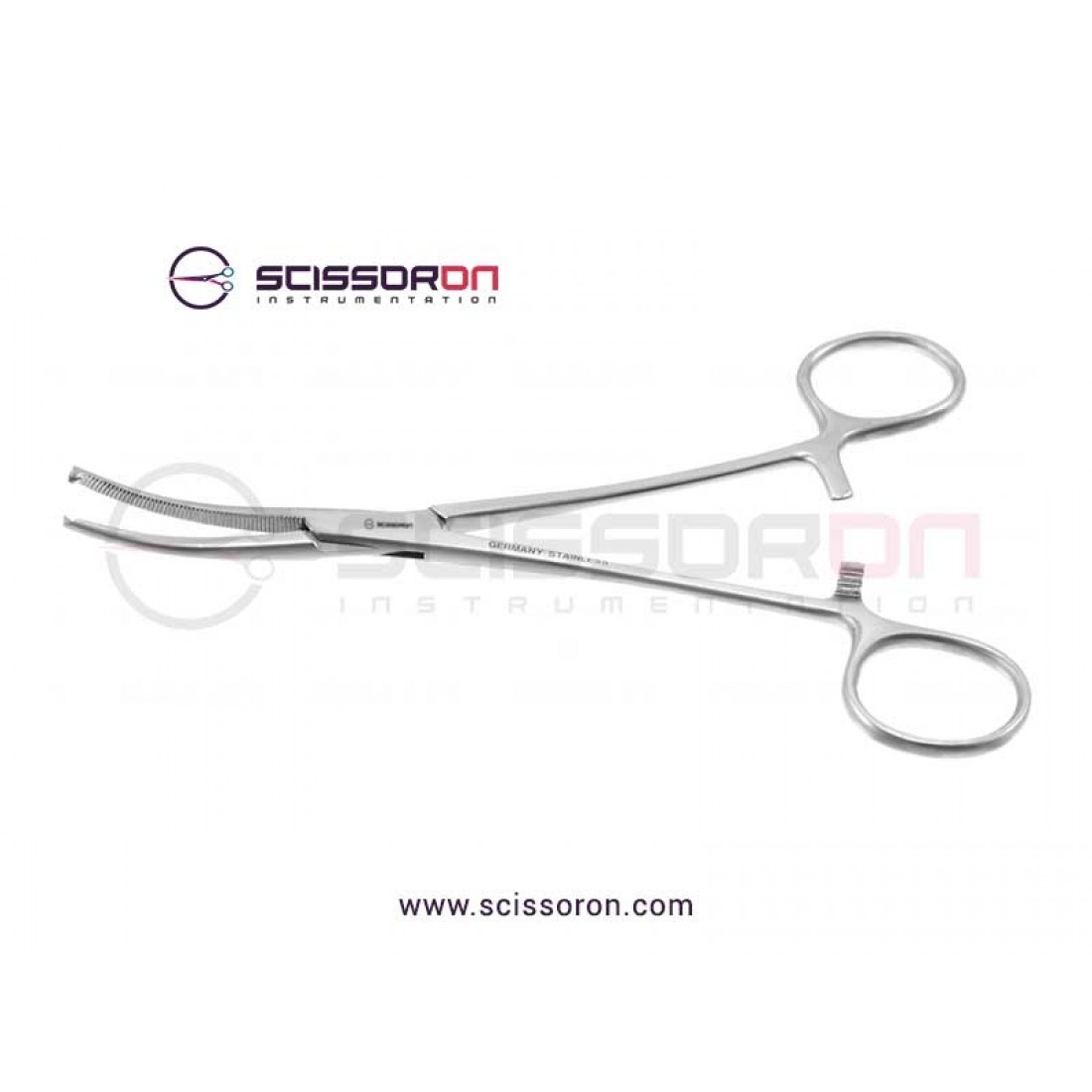 Crile Hemostatic Forceps Toothed Curved Jaws