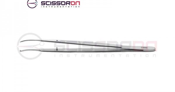 Gerald Tissue Forceps Curved Toothed Ends
