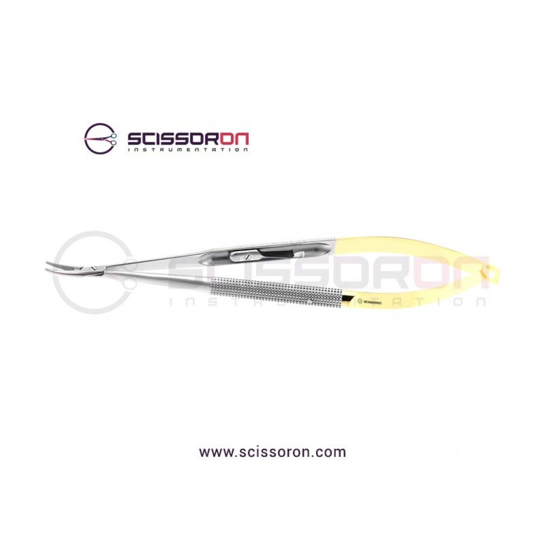 Jacobson Needle Holder Curved TC Jaws without Lock