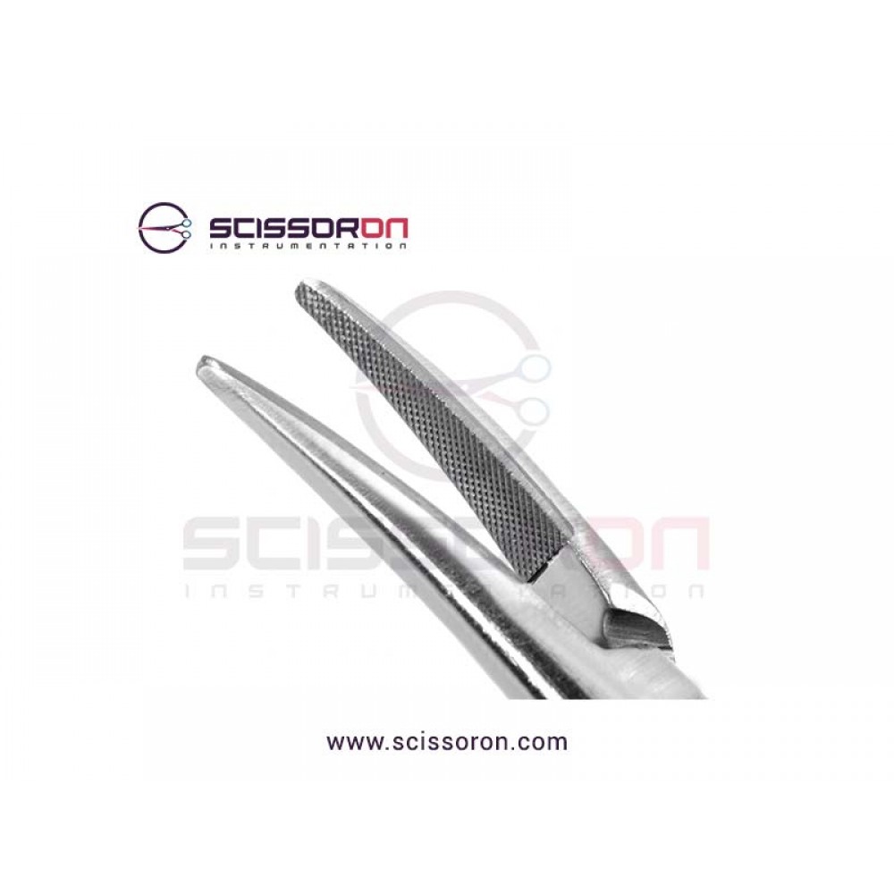 Jacobson Needle Holder Curved TC Jaws without Lock