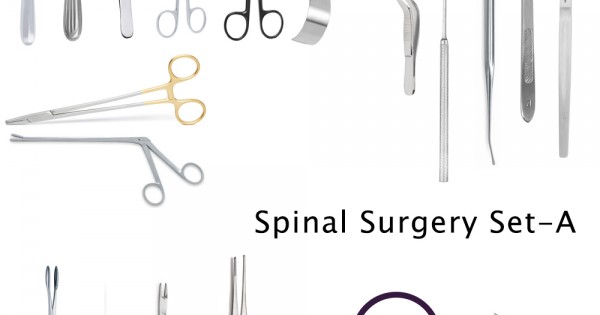 Spinal Surgery Instruments Set - A