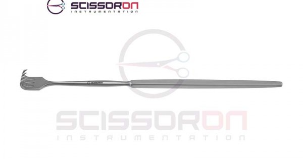 Rake Finger Retractor Sharp Quadruple Prongs