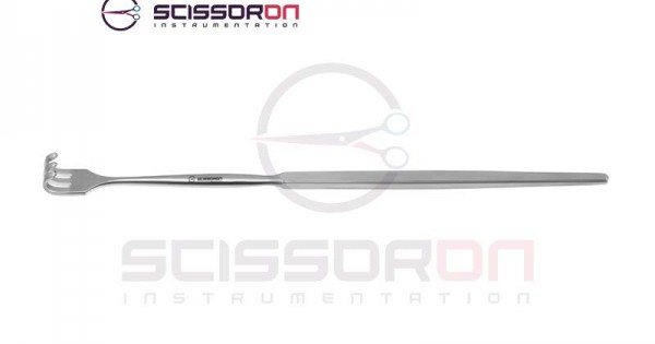 Rake Finger Retractor Blunt Triple Prongs