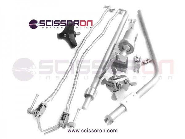 Transbuccal Device with Trocar & Cheek Retractor for Drilling & Screwing