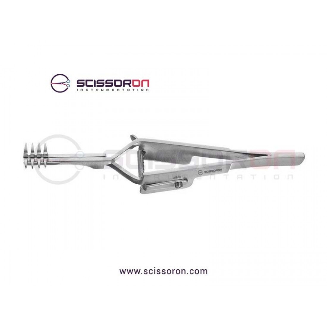 Heiss Skin Retractor 4x4 Blunt Prongs