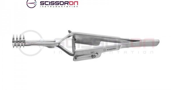 Heiss Skin Retractor 4x4 Blunt Prongs