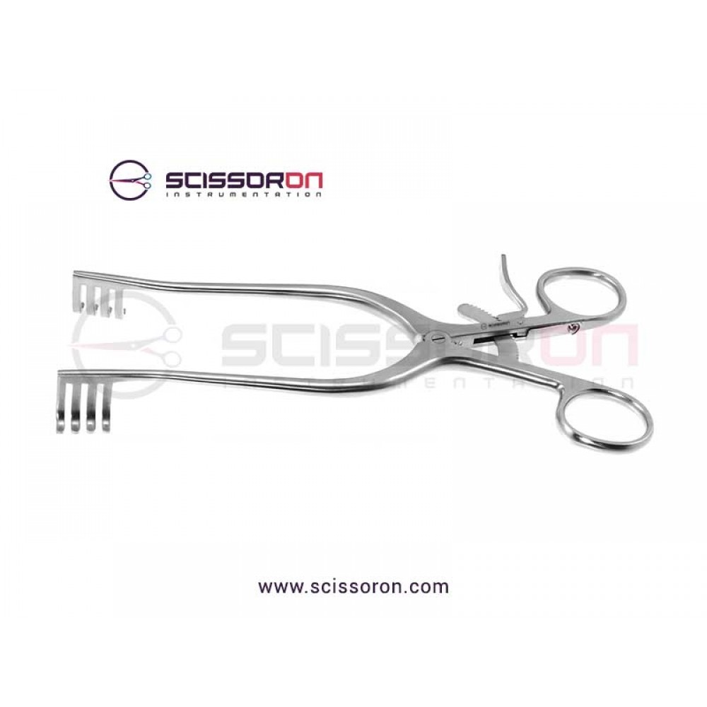 Adson Self-Retaining Cerebellar Retractor Straight Shanks Blunt Ends