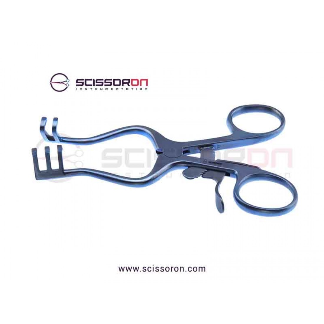 Weitlaner Self-Retaining Retractor 2×3 Blunt Prongs Titanium