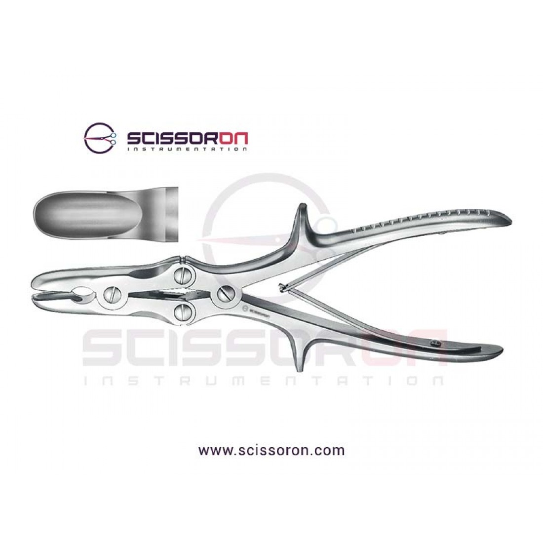 Stille-Luer Bone Rongeur Straight Jaws