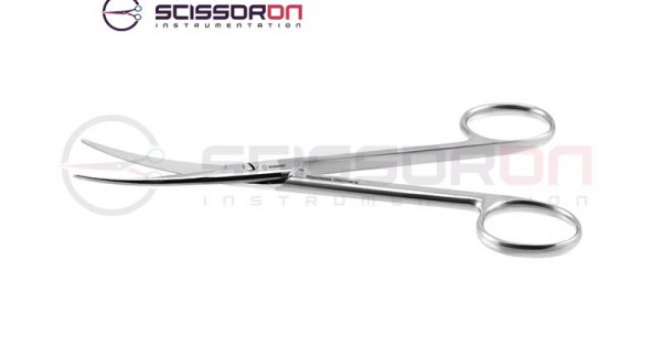 Brown Dissecting Scissor Curved Blades