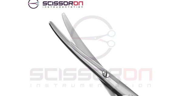 Diethrich Valve Scissor Slightly Curved