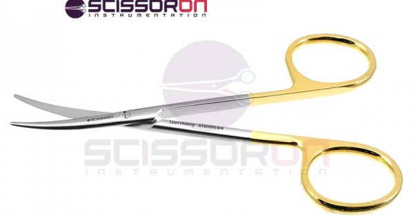 Strabismus Scissor Curved TC Blades
