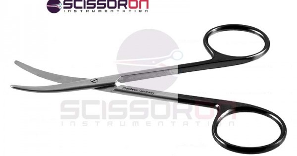 Strabismus SuperCut Scissor Curved Blades