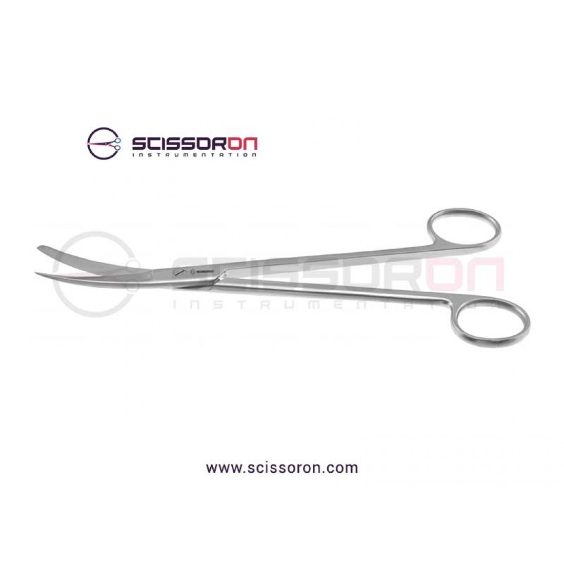 Sims Operating Scissor Blunt-Sharp End Curved Blades