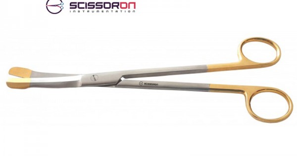 Solz Gold Tip Scissor Slight Bevel On Shank