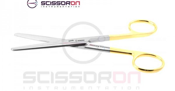 Operating Scissor Straight TC Blades - Blunt Ends