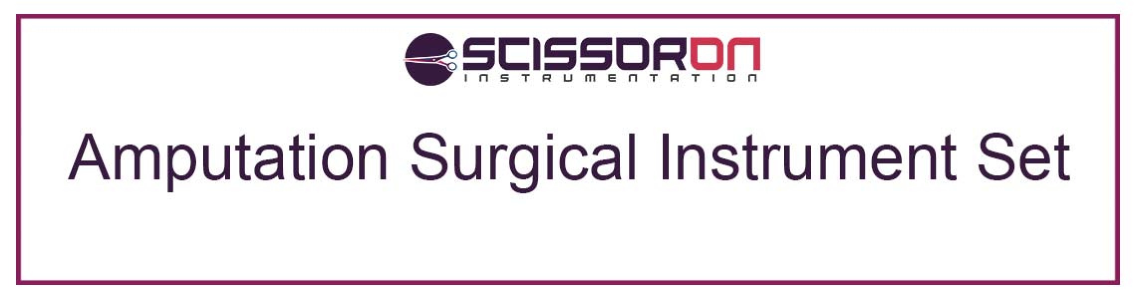 Amputation Surgical Instrument Set