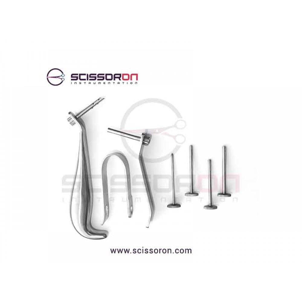 Transbuccal Device with Trocar & Cheek Retractor for Drilling & Screwing